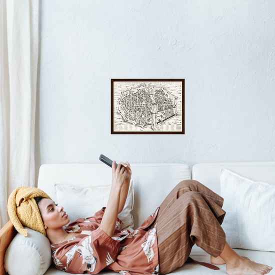 Stadtplan Parma um 1567 | Kartenhandlung Rothert